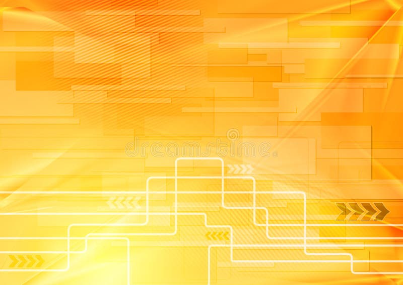 Colourful Hi-tech Vector Illustration Stock Vector - Illustration of ...