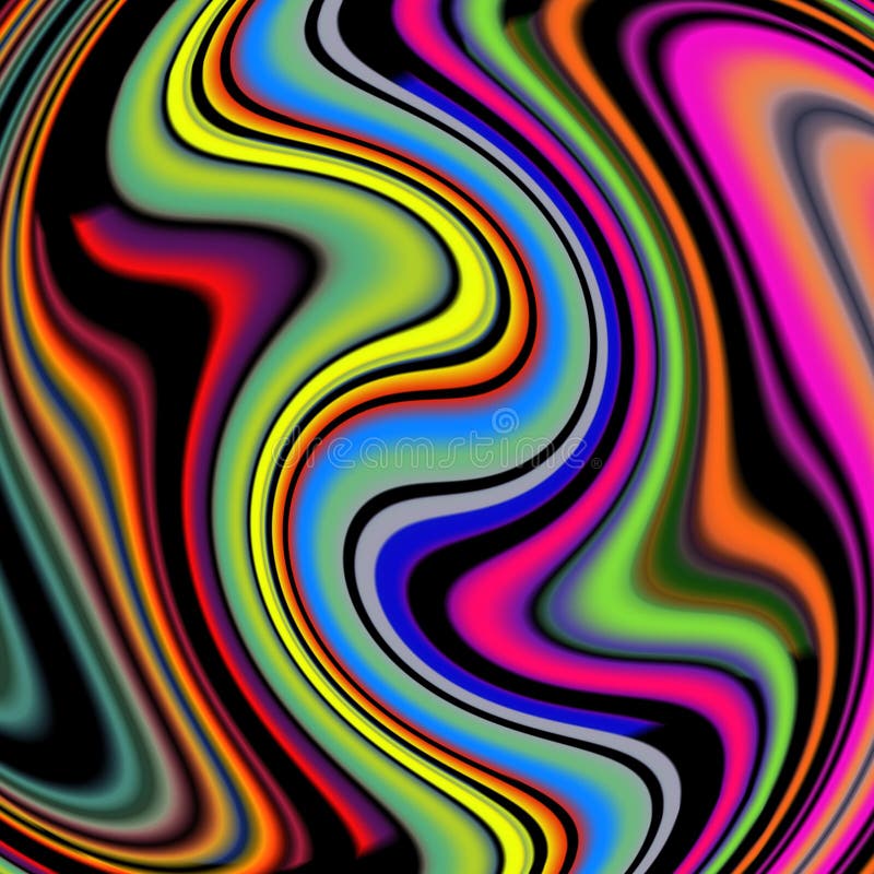 Colourful Illustrative Background. Stock Illustration - Illustration of ...