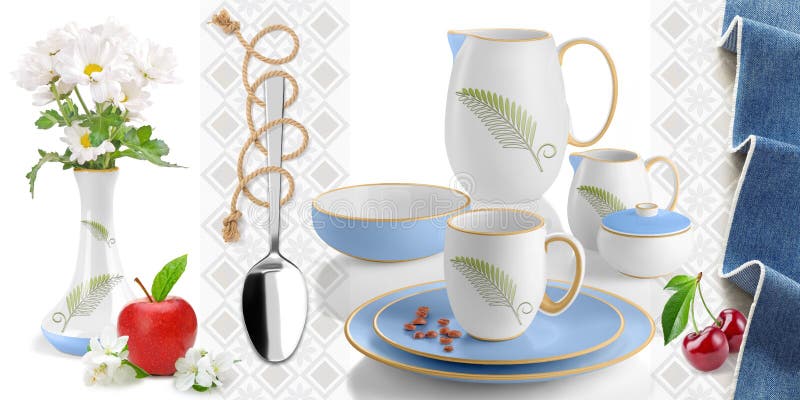 Colourful Kitchen Wall Tile Design for Kitchen Interior, 3D Rendering ...