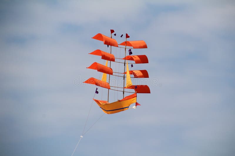 Sailing Vessel Kite stock photo. Image of leisure, pastime - 118668306