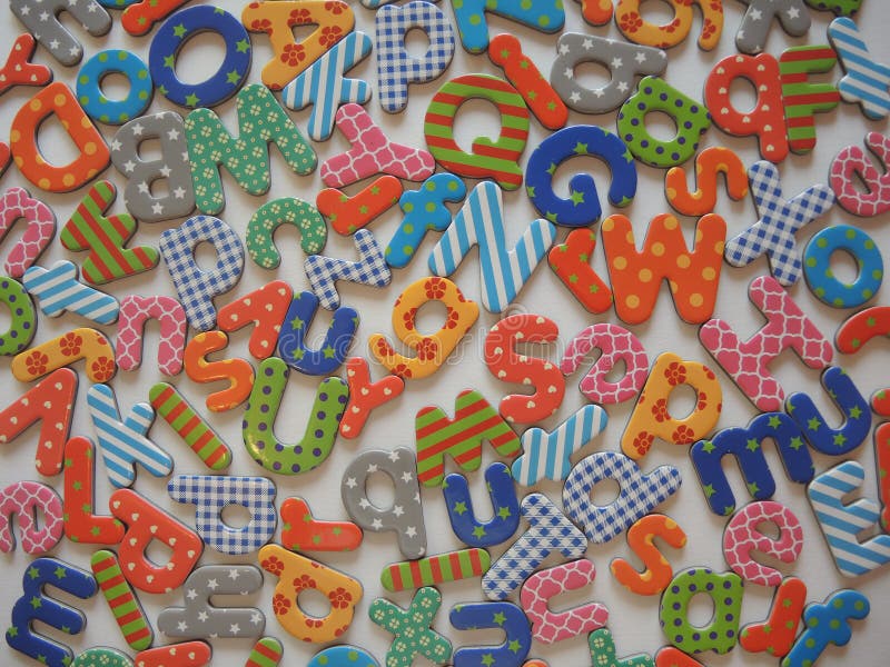 Colourful Letters Background Stock Photo - Image of backgrounds, color ...
