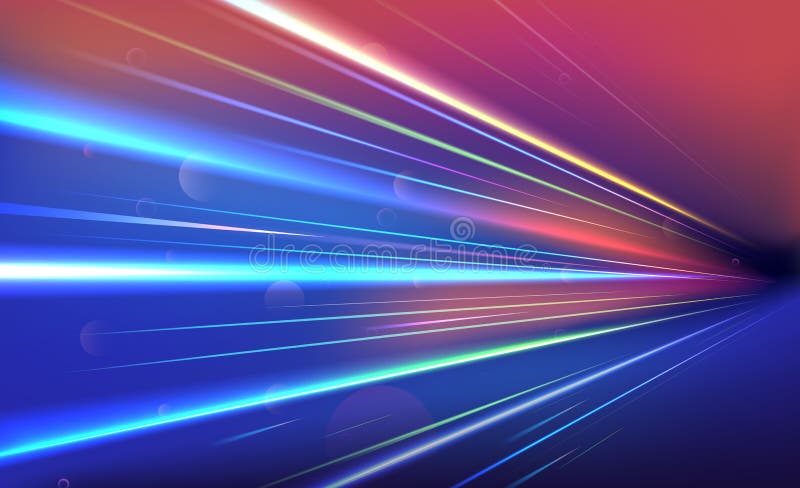 Colourful light rays stock vector. Illustration of brilliant - 58873484