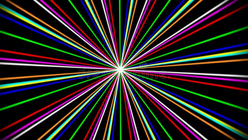 Colourful Light Rays Motion Graphics with Night Background Stock Video ...