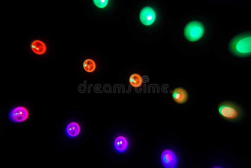 Colourful Lights on Black Background. RGB LED Strips, LED Matrix of ...