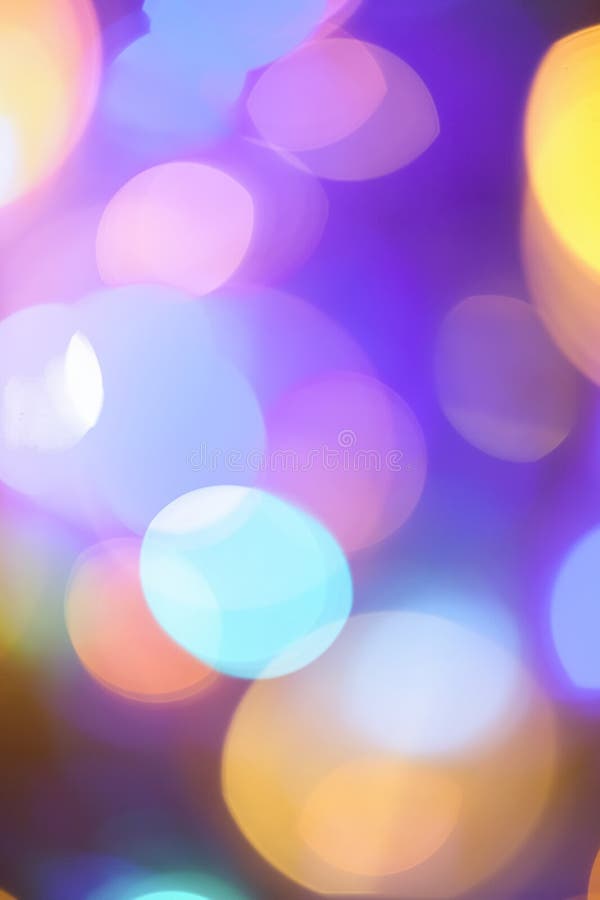 Colourful Lights Bokeh Background Stock Photo - Image of layer, flare ...