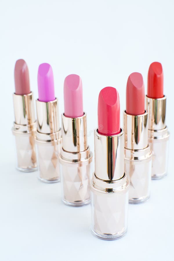 Colourful of lipsticks stock photo. Image of isolated - 59820130