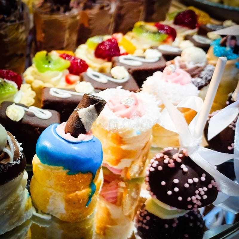 Colourful little sweets stock image. Image of chocolate - 244633215