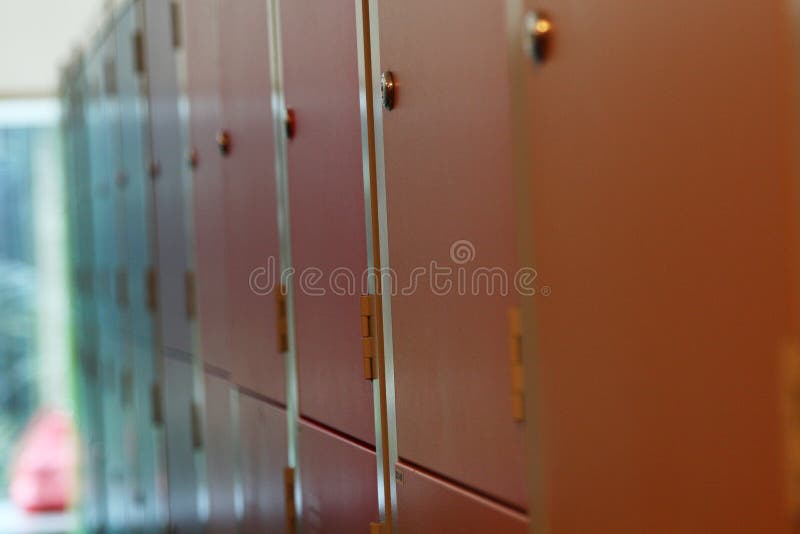 Colourful Locker stock image. Image of closed, lockers - 82744363