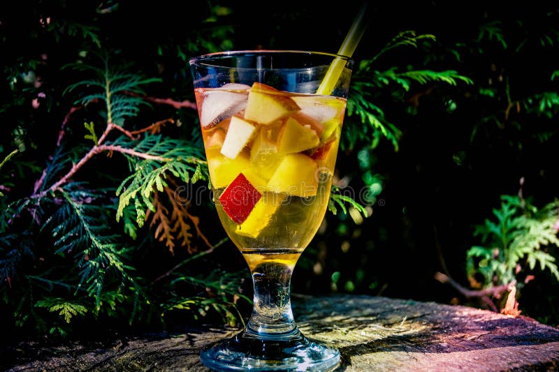 Colourful Long drink stock image. Image of cocktail - 215739255