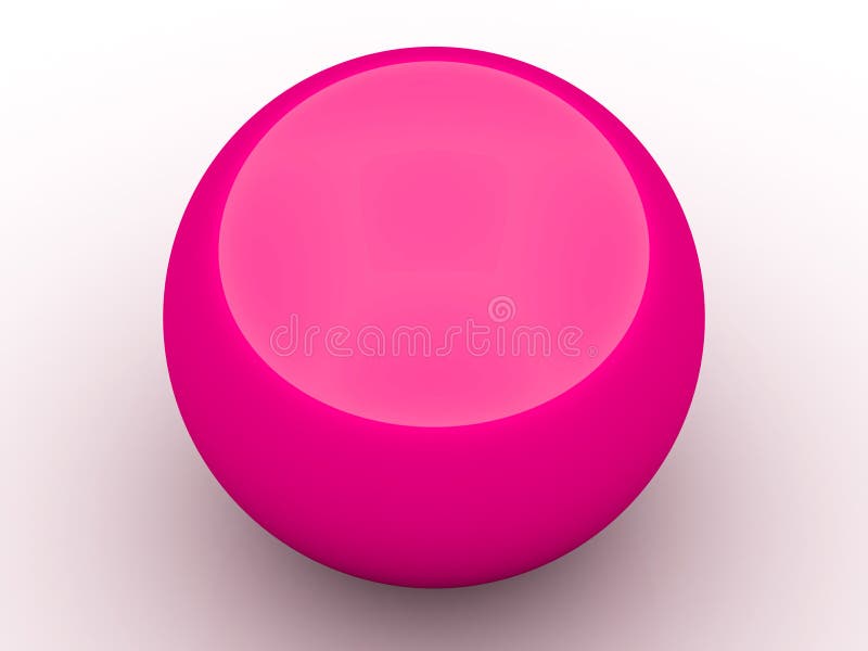 3d vector purple sphere stock vector. Illustration of shadow - 7830780