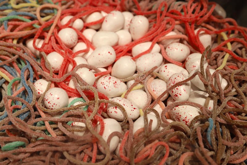 Colourful Marshmellow Candy Stock Image - Image of marshmellow, macro ...