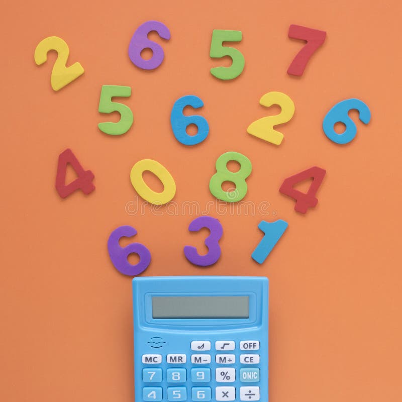 Colourful Math Numbers Infinite Numbers with Fractions. High Quality ...