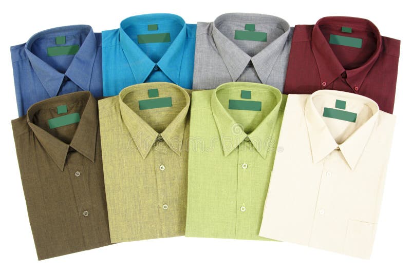 Colourful Men s Shirts stock photo. Image of multiple - 42889494
