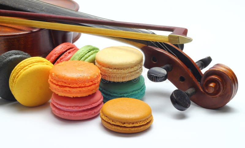 Colourful Meringue Italian Macaroons Stock Photo - Image of dessert ...