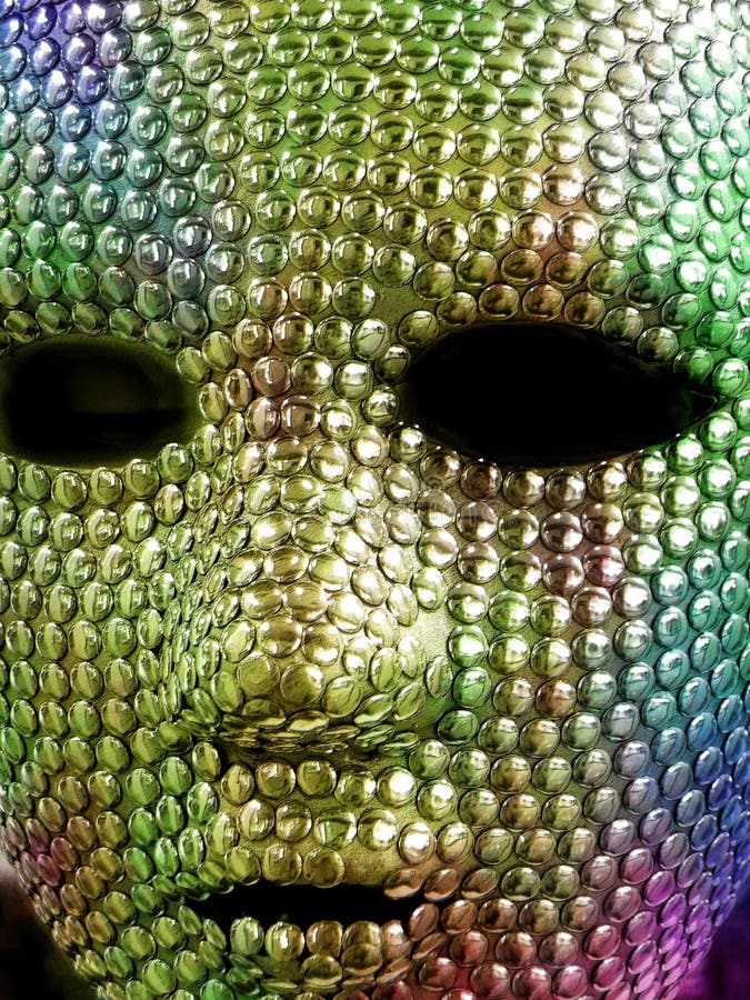 Colourful metal mask stock image. Image of metallic, metal - 3607877