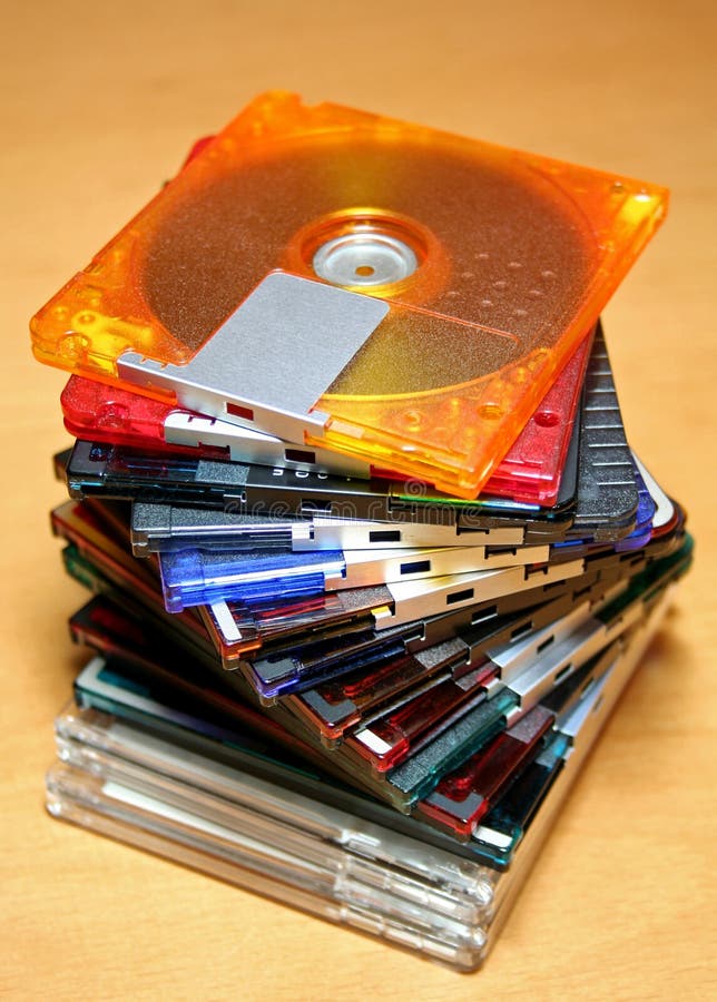 Colourful Mini-Disc stock photo. Image of computer, song - 537302
