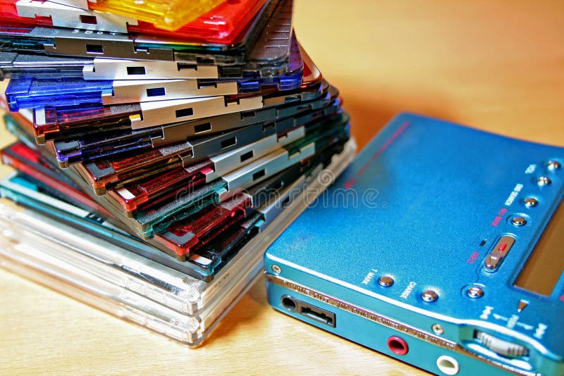 Colourful Mini-Disc stock photo. Image of stack, minidisc - 537308