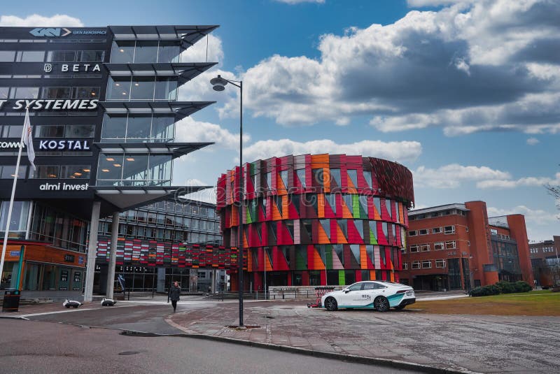 Colourful Modern Architecture of the Chalmers Technical University ...