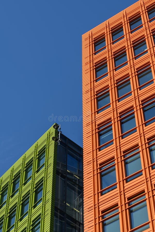 Colourful Modern Architecture Stock Image - Image of building, colorful ...