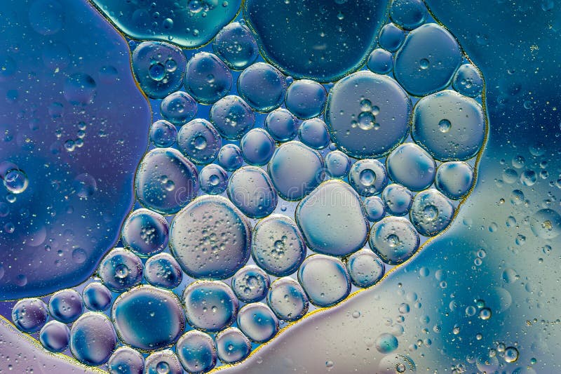 Colourful Oil Ink Bubbles and Drops. Abstract Template Mixed Texture ...
