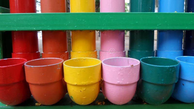 Colourful painted pipe stock image. Image of pink, pipe - 53265799