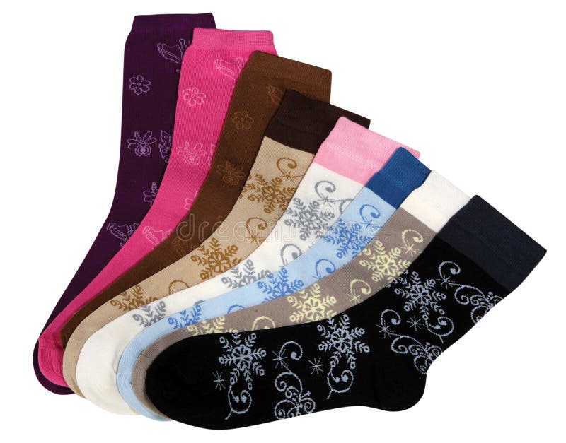 Colourful pairs of socks stock photo. Image of blue, coloured - 12215390