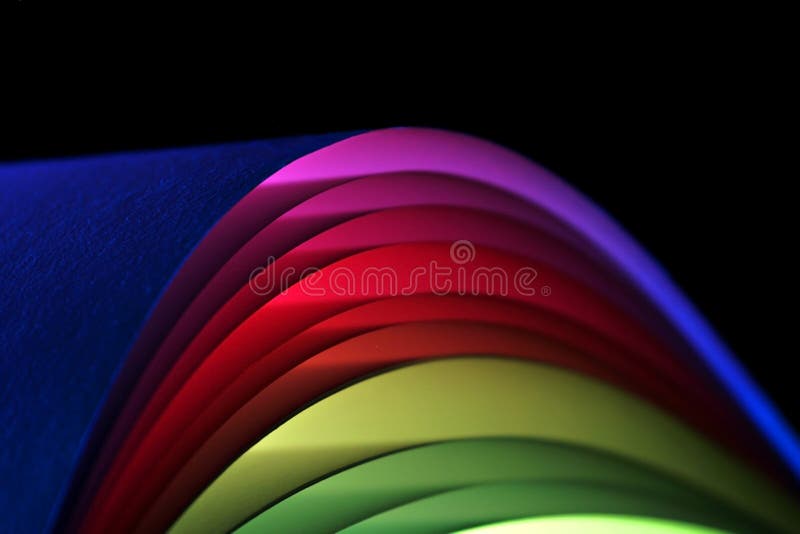Colourful paper arches stock photo. Image of modern, dynamic - 1919954