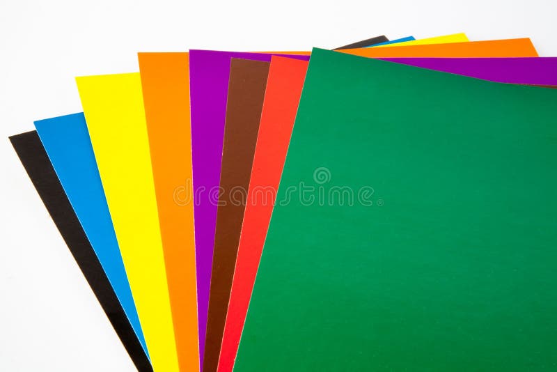 Colourful Paper stock photo. Image of arts, composition - 53996130