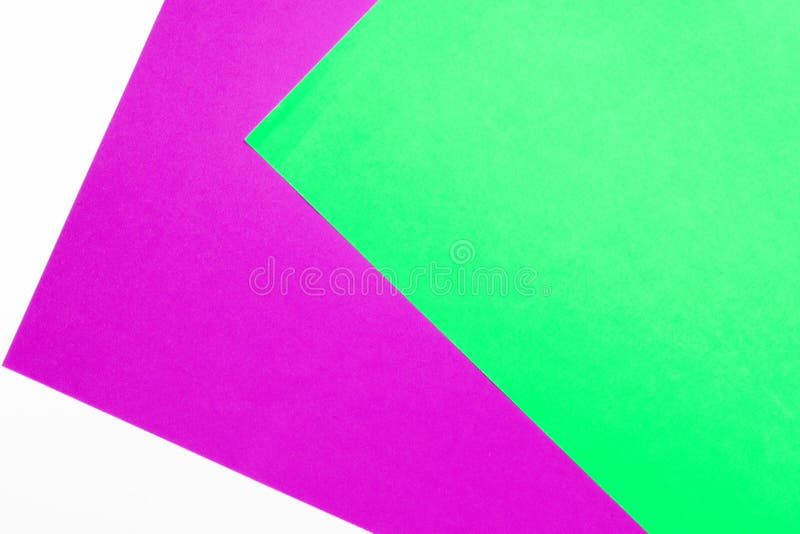 Colourful Paper Sheets on White Background Stock Photo - Image of group ...