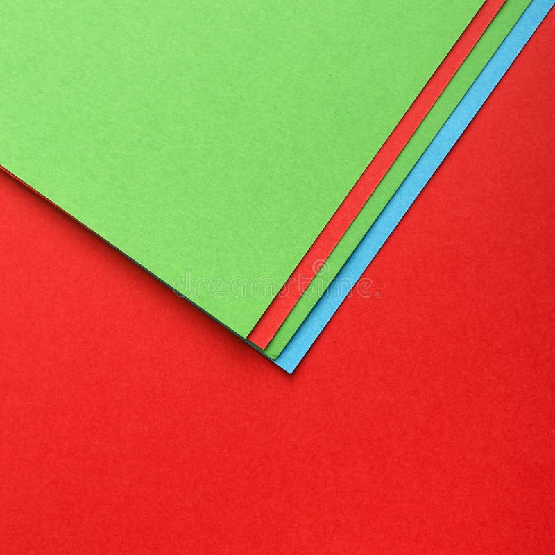 Colourful Papers in Abstract Forms Stock Photo - Image of blue, craft ...