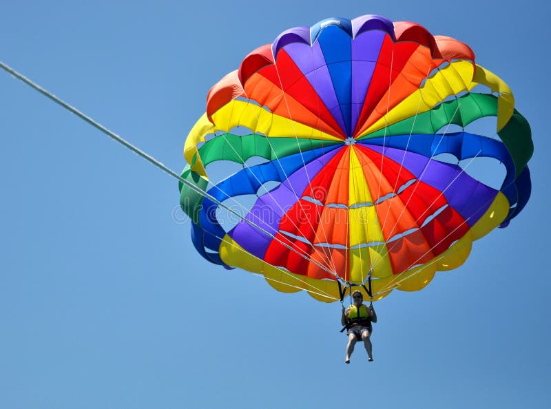 Parasailing stock image. Image of landscape, beautiful - 21386711