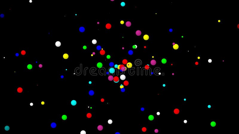 Colourful Particles with Night Background Stock Footage - Video of ...