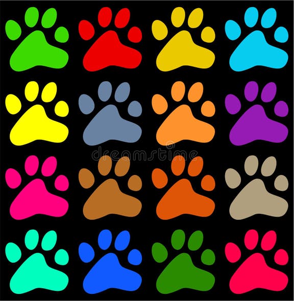 Retro Paws Stock Illustrations – 3,846 Retro Paws Stock Illustrations ...