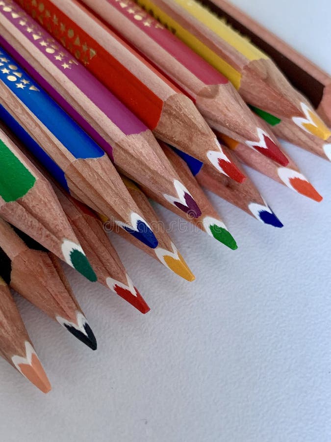 Colourful pencils stock photo. Image of rainbow, colourful - 137224624