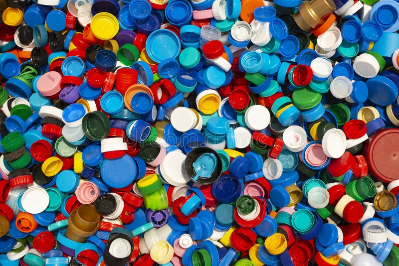Colourful plastic caps stock image. Image of cover, macro - 231197799