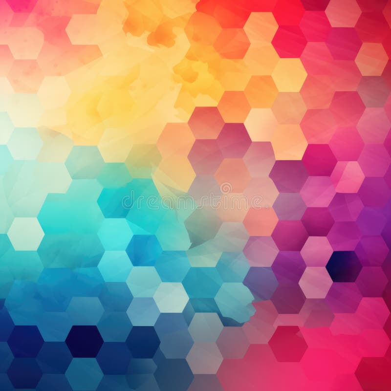 Colourful Polygon Background, Created Using Generative Ai Technology ...