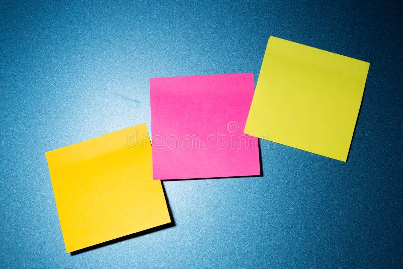 Colourful post it paper stock photo. Image of list, reminder - 64250682