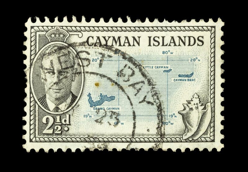 Colourful Postage Stamps of the Cayman Islands Editorial Image - Image ...