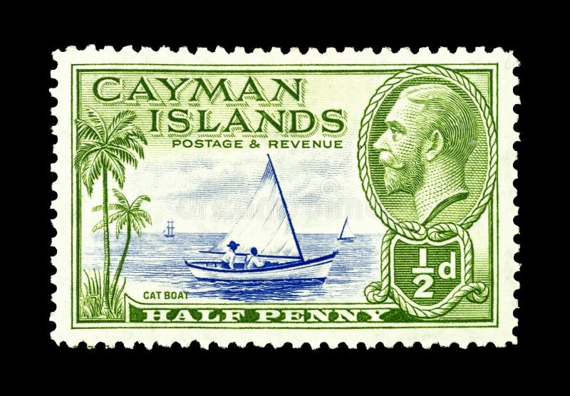 Colourful Postage Stamps of the Cayman Islands Editorial Photo - Image ...