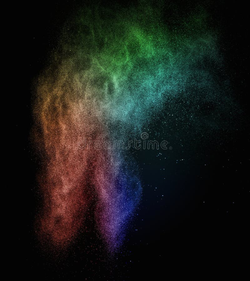 Colourful powder exploding stock photo. Image of chemical - 45293996