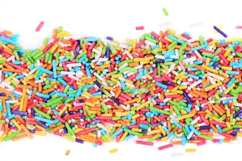 Colourful prinkles. stock image. Image of gold, party - 41551733