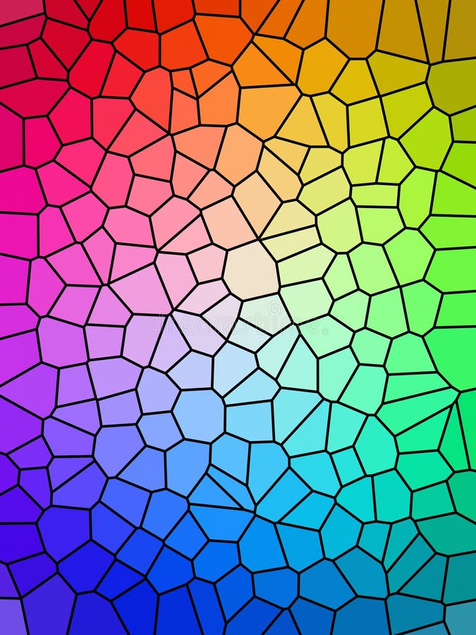 Colourful rainbow stock illustration. Illustration of dimension - 7521836