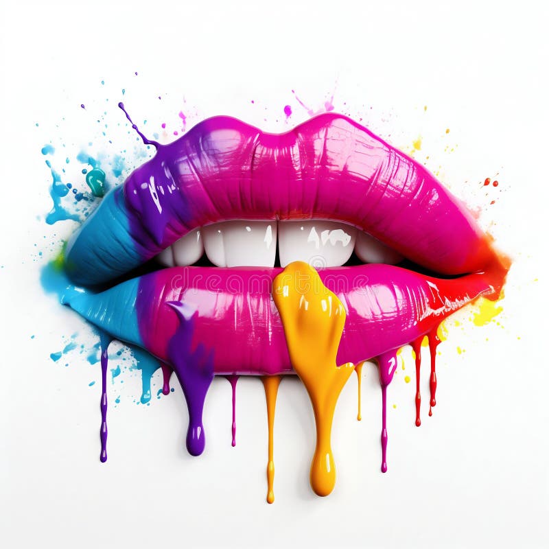Colourful Lipstick Stock Illustrations – 715 Colourful Lipstick Stock ...
