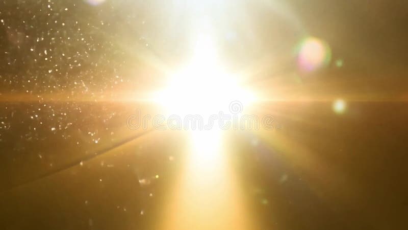 Colourful Rays of Light and Glows and Lens Flares on a Dark Background ...