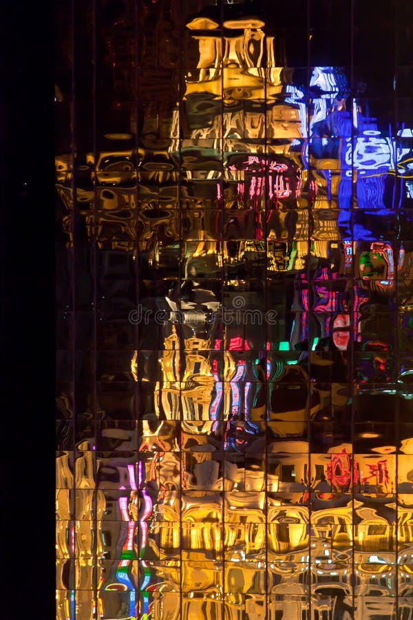 Colourful Reflections in a Building S Windows Stock Photo - Image of ...