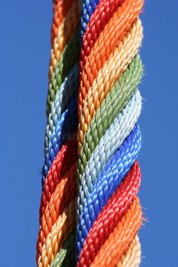 Colourful rope stock image. Image of string, isolated - 3749409