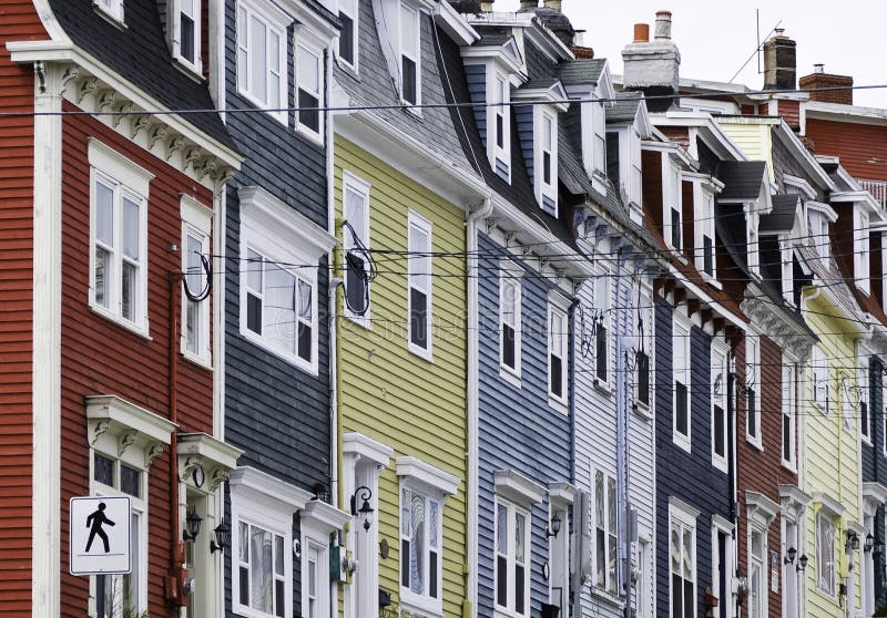 Colourful row houses stock image. Image of colourful - 24831475