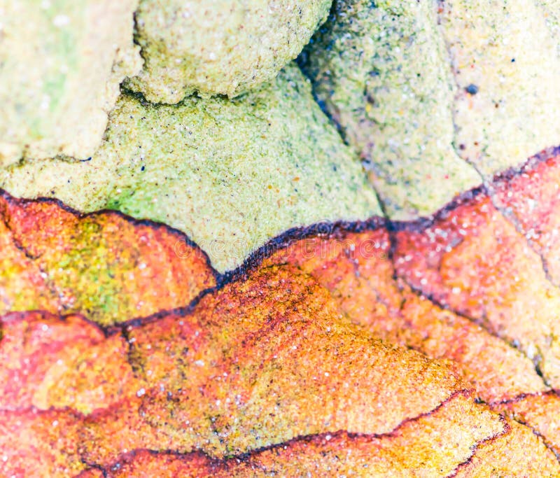 Colourful Sedimentary Rocks Formed by the Accumulation of Sediments â ...