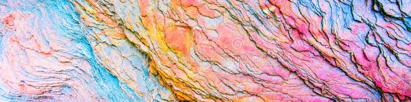 Colourful Sedimentary Rocks Formed by the Accumulation of Sediments â ...