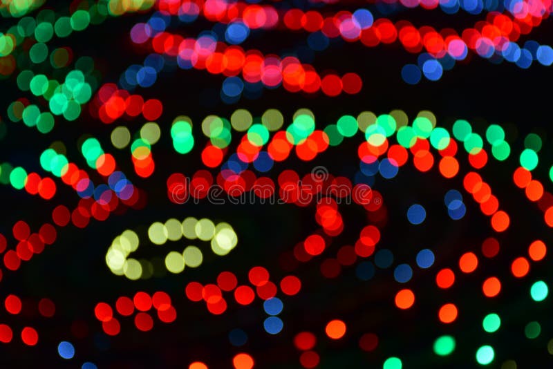 Colourful Serial Lights Blur Image Stock Photo - Image of bright ...